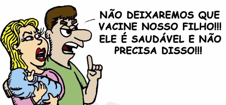 Charge: movimento antivacina não tem um pingo de sentido - Portal Agora
